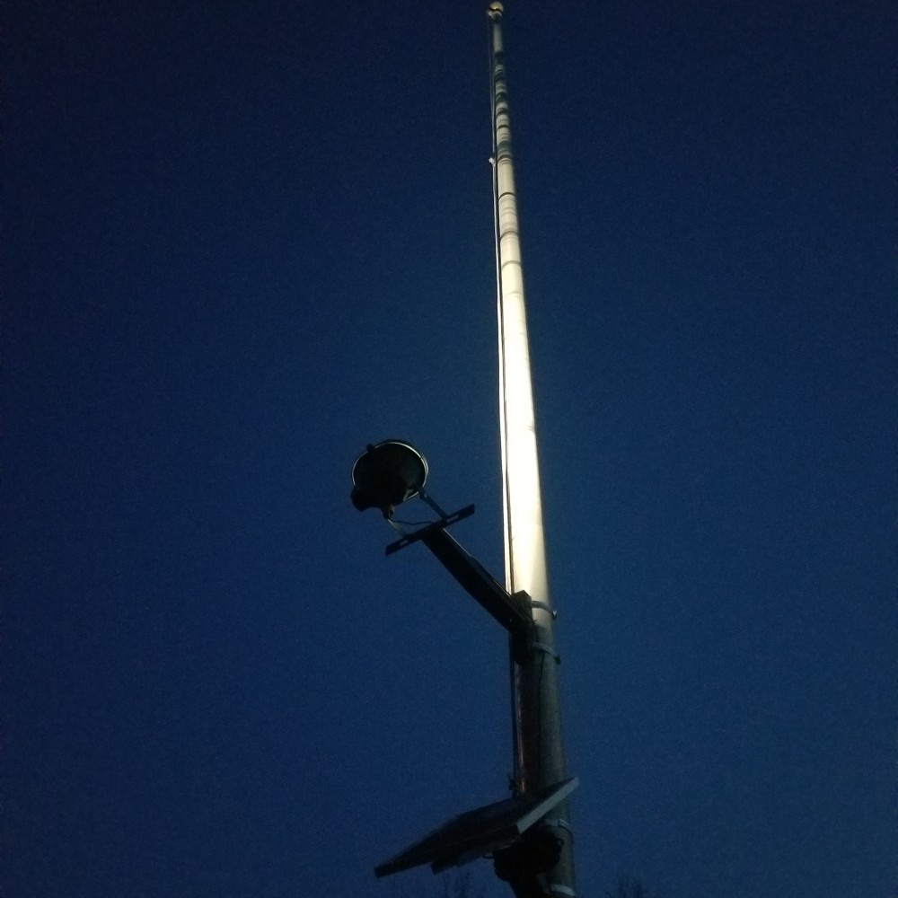 FL06 Solar 45 LED Flag Pole Light | Solar Illuminations