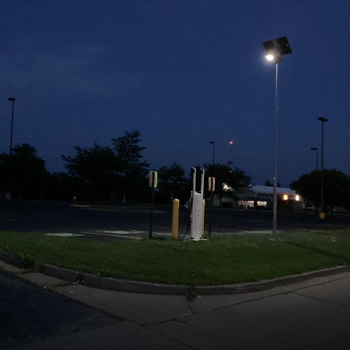Solar Parking Lot Lights, Poles & Systems