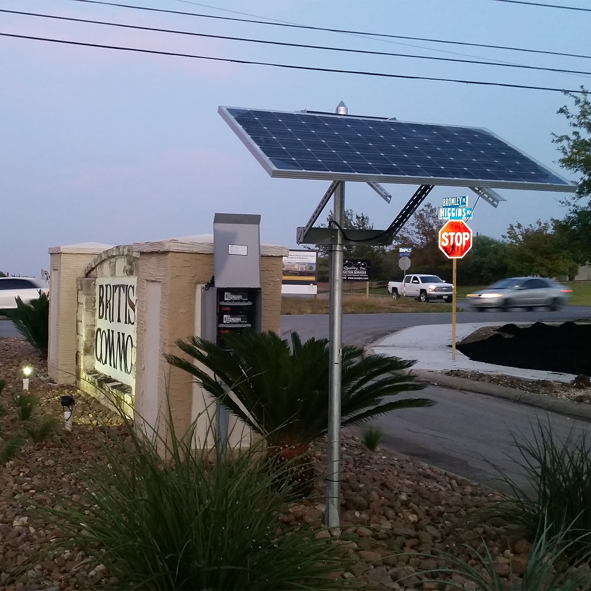 Solar Sign Lights - Photo Gallery