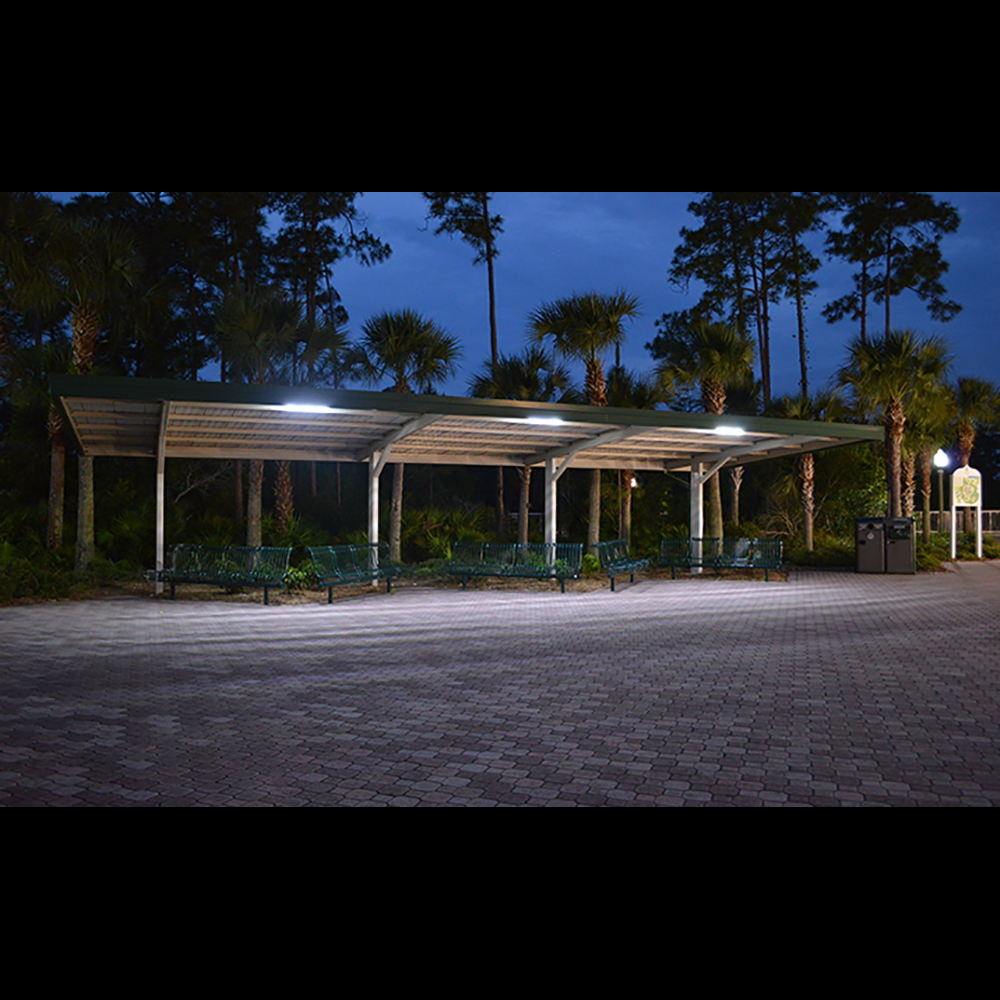 FL17 Solar Bus Shelter / Transit Light System (1 or 2 Fixtures)