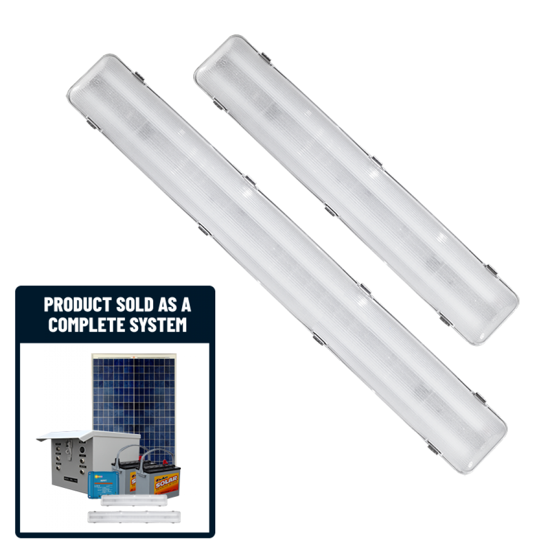 FL17 Solar Bus Shelter / Transit Light System (1 or 2 Fixtures)