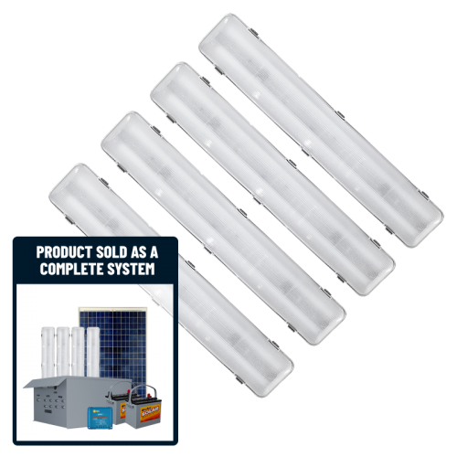 FL17 Solar Bus Shelter / Transit Light System (1 or 2 Fixtures)