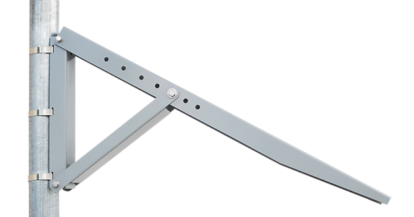 SP08 Solar Panel Pole Mounting Kit - Bracket and Clamps