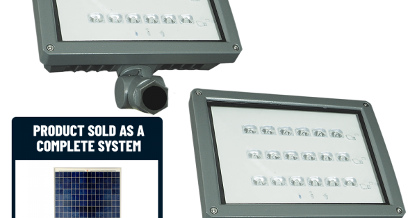 BL32 10W To 35W LED Solar Billboard Light System (2 Fixtures)