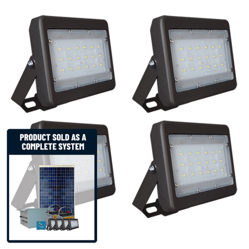 Outdoor Solar Powered LED Sign Lights | Commercial Lighting Systems
