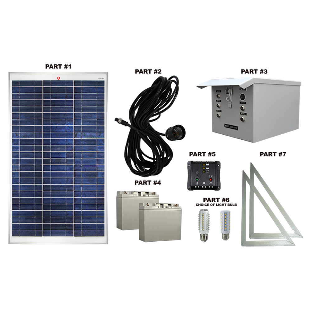 FL102 LED Light Bulb Conversion System (2 3W/7W Fixtures)