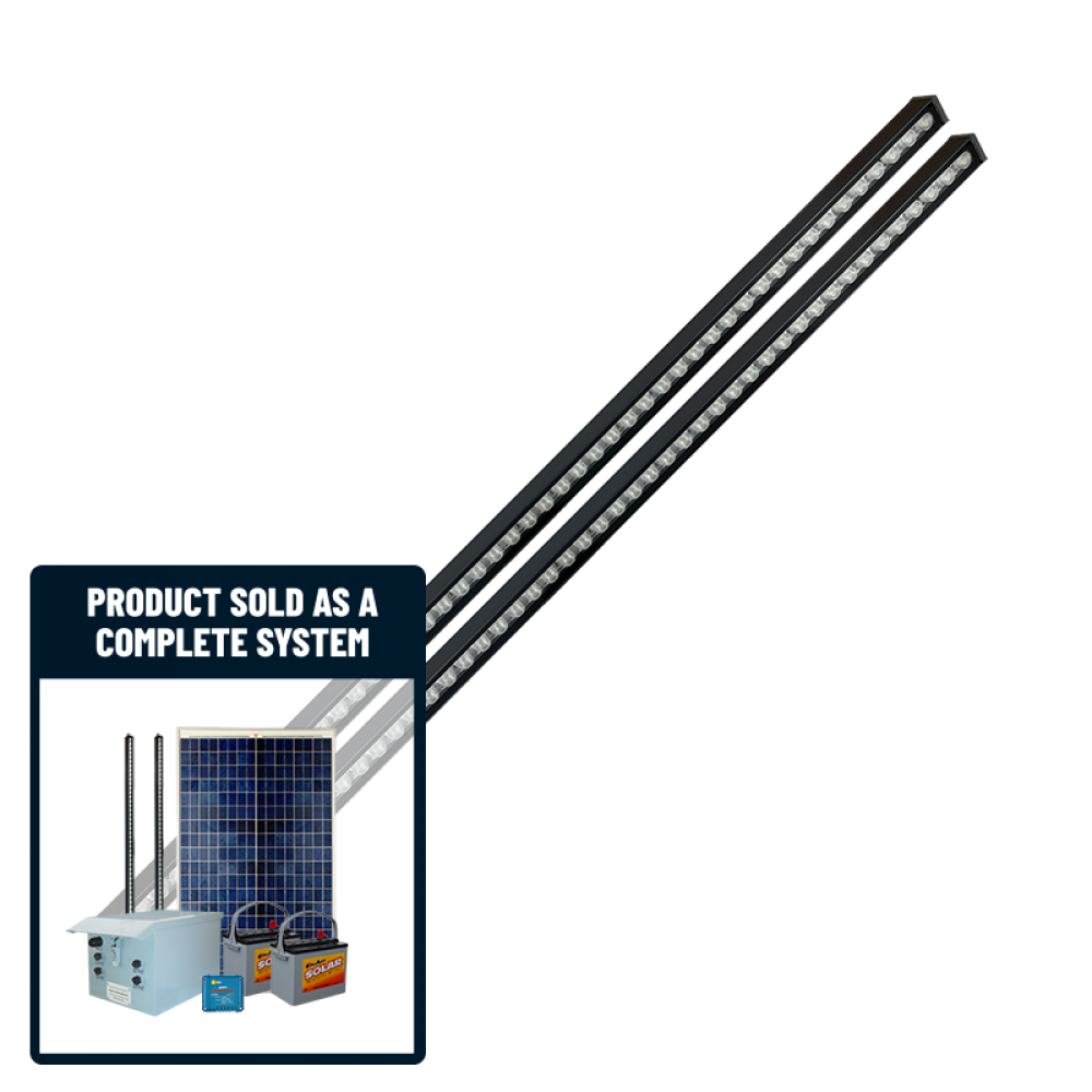 FL48 Solar Sign Light Bar System (3 or 4 Fixtures)
