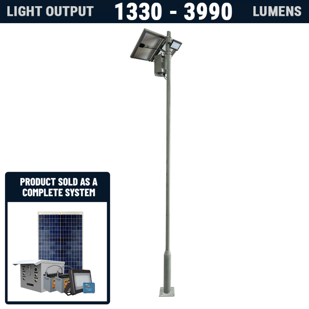 SL09 Solar Panel Flood Light - 10W/20W/30W LED