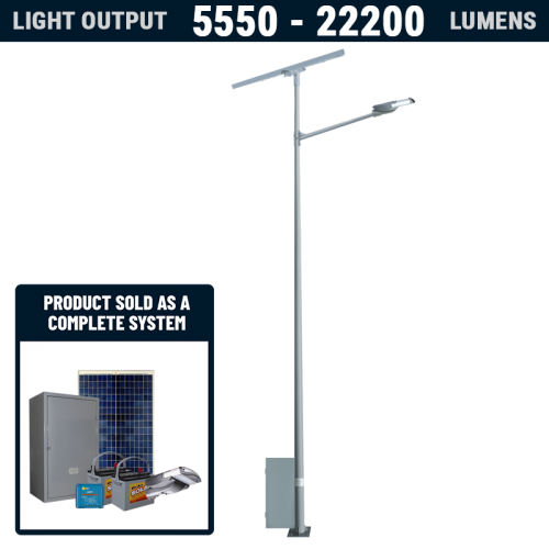 Solar Powered Commercial LED Street Light Systems
